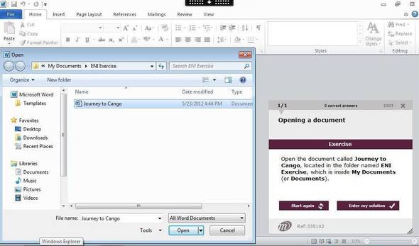 Course: Microsoft Word 2010 Course E-learning Basics, Intermediate ...