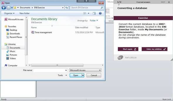 Course Microsoft Access 2010 Course E Learning Basics Intermediate